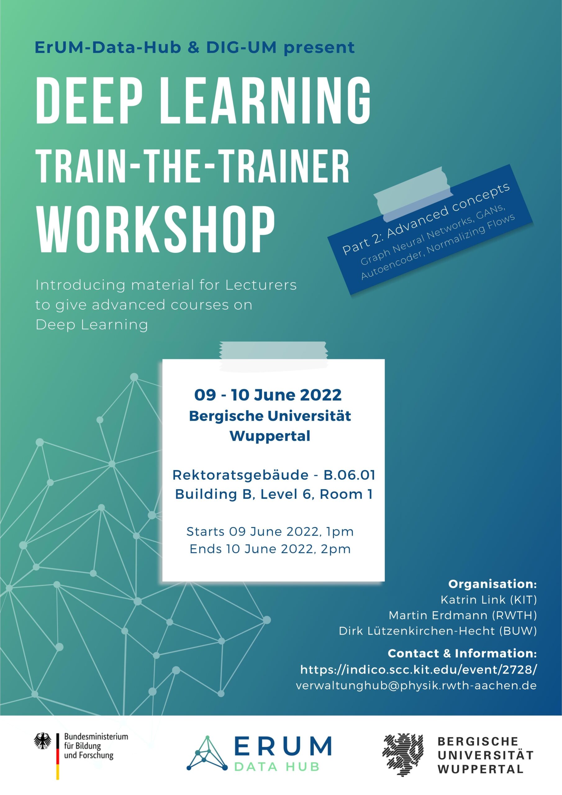 Advanced Deep Learning Train-the-Trainer Workshop - ErUM-Data-Hub