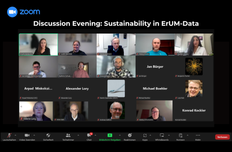 Sustainability Meeting - ErUM-Data-Hub